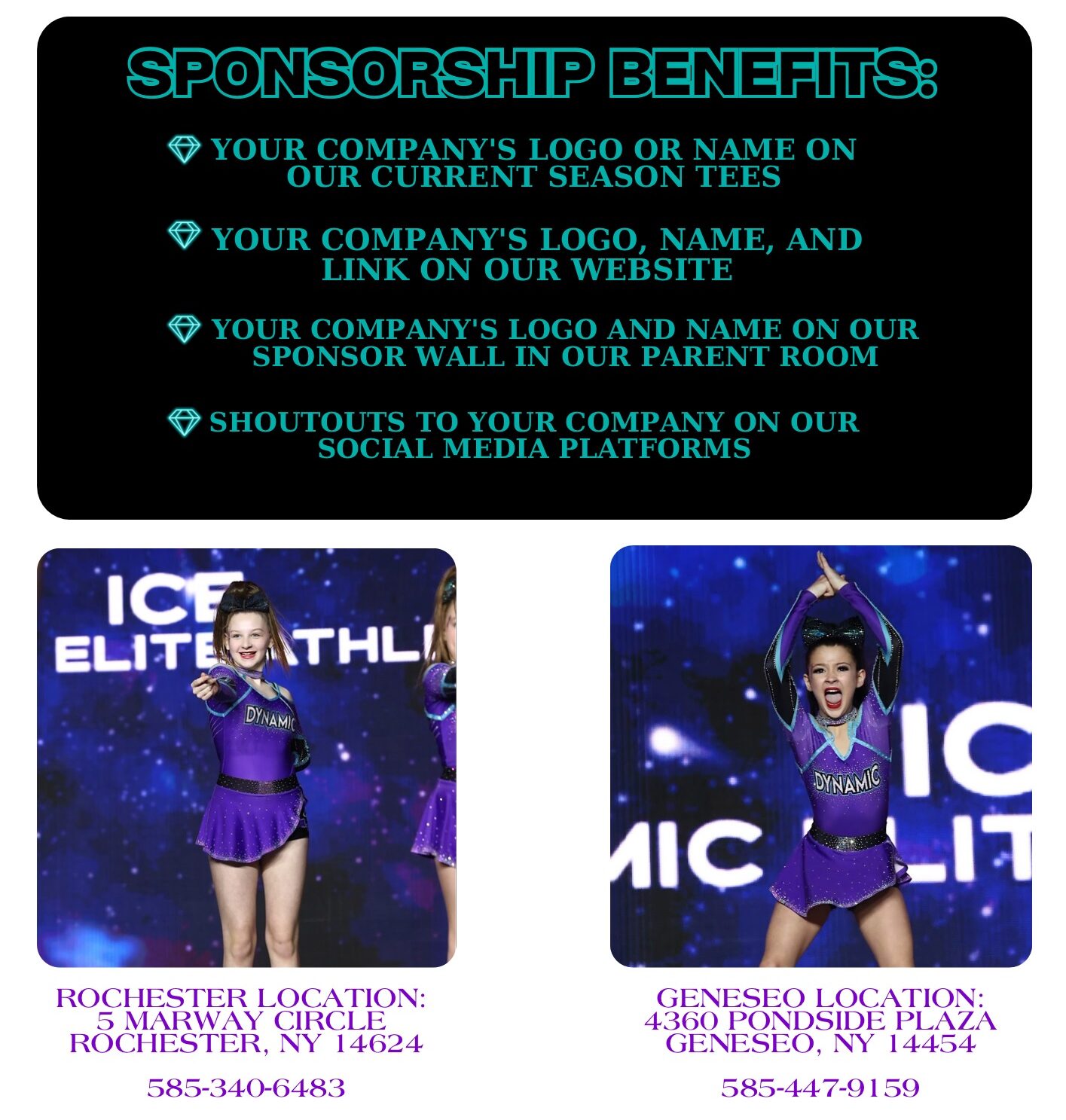 Become A Sponsor - Dynamic Elite Athletics